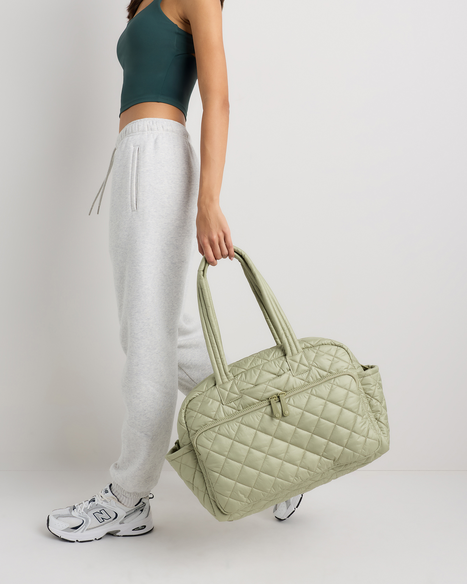 QUINCE Quilted Duffle Bag